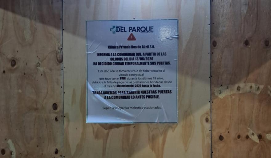Cierra la Clínica 2 de Abril tras romper con PAMI por una deuda de ...